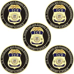 Amazon.com: ICE Challenge Coin Homeland Security Collectible Coins ...