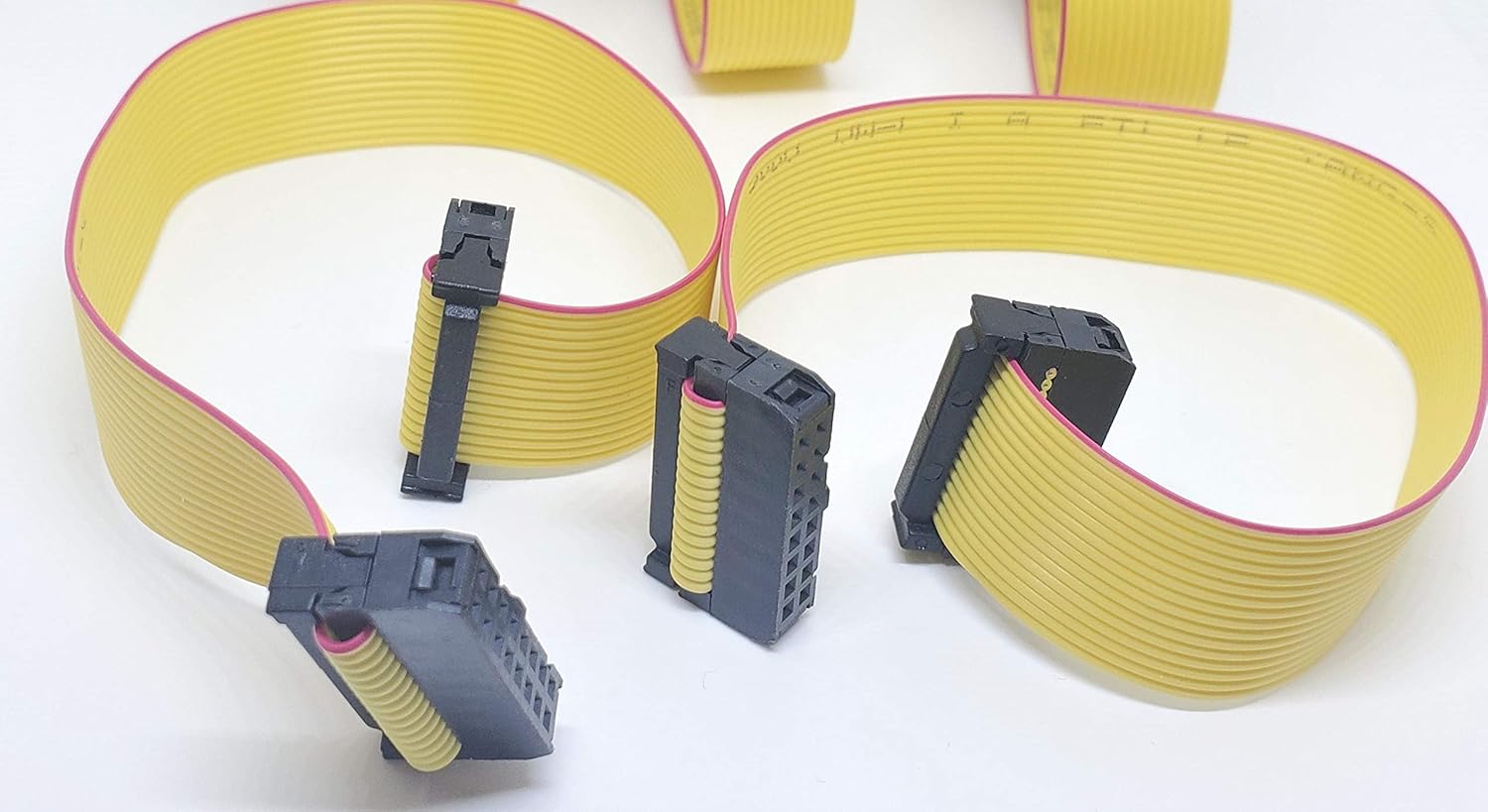 Pc Accessories - Connectors Pro IDC 16P Yellow 1.27mm Flat Ribbon Cable ...