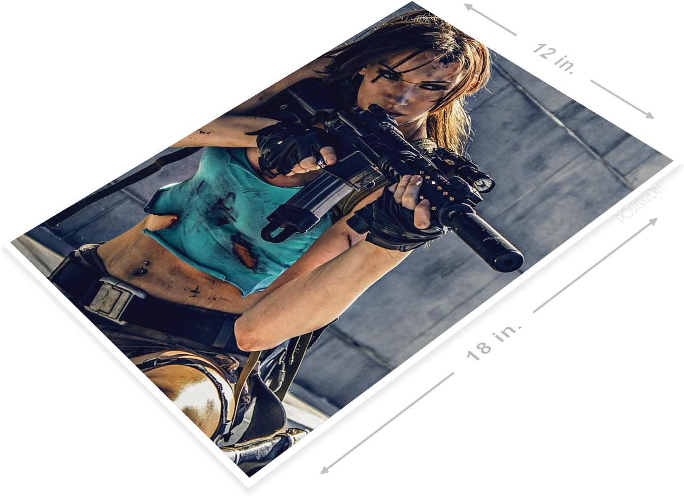 Amazon.com: Poster B130 Deadly Diva Guns Pin-Up Girl Swat Police ...