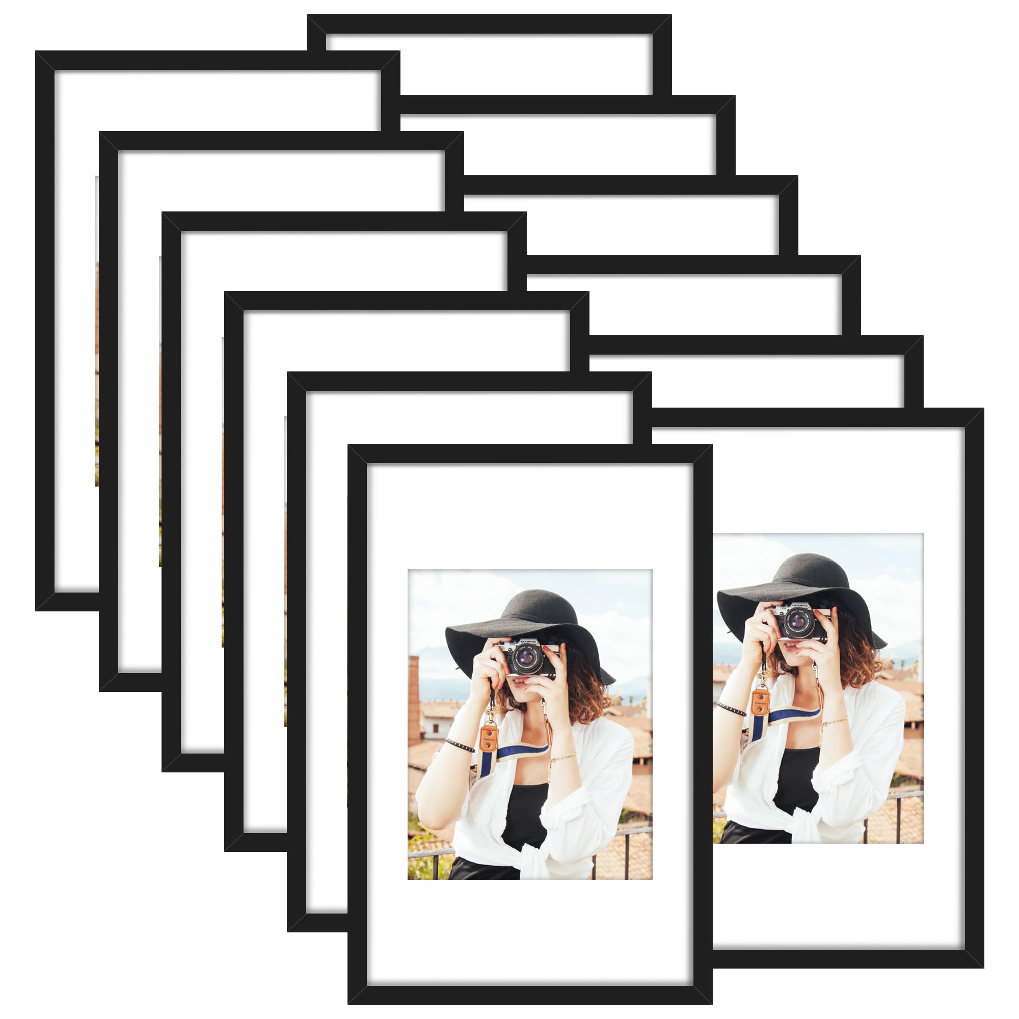 Amazon.com - Picrit 10x16 Picture Frame Set of 12, Display 8x10 with ...