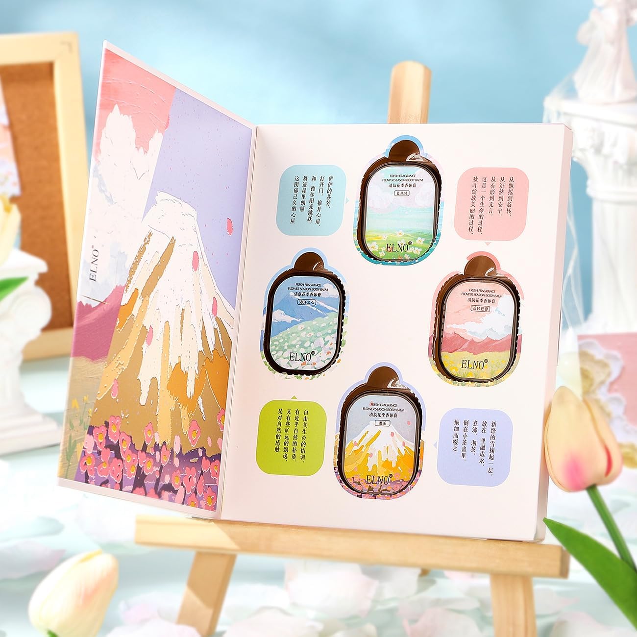 Amazon.com : Grospe 3PCS Solid Balm Sets Solid Perfume Portable Pocket ...