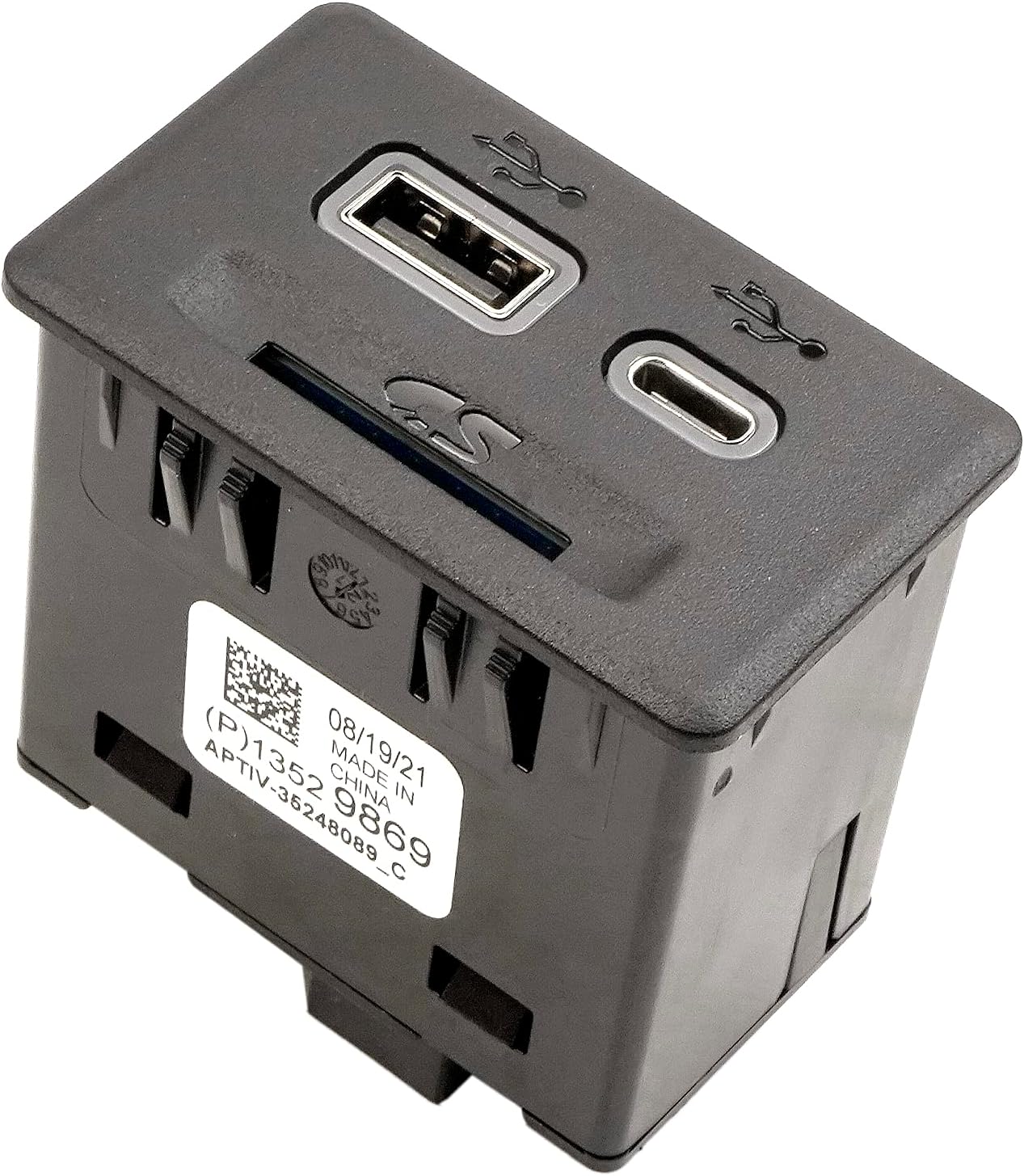 Amazon.com: Mogankey Center Console Auxiliary USB Receptacle Adapter ...