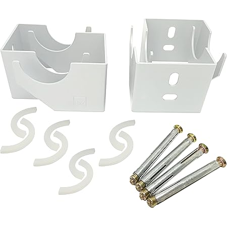 Designer Vertical Column Single Arm Universal Radiator Wall Mount ...