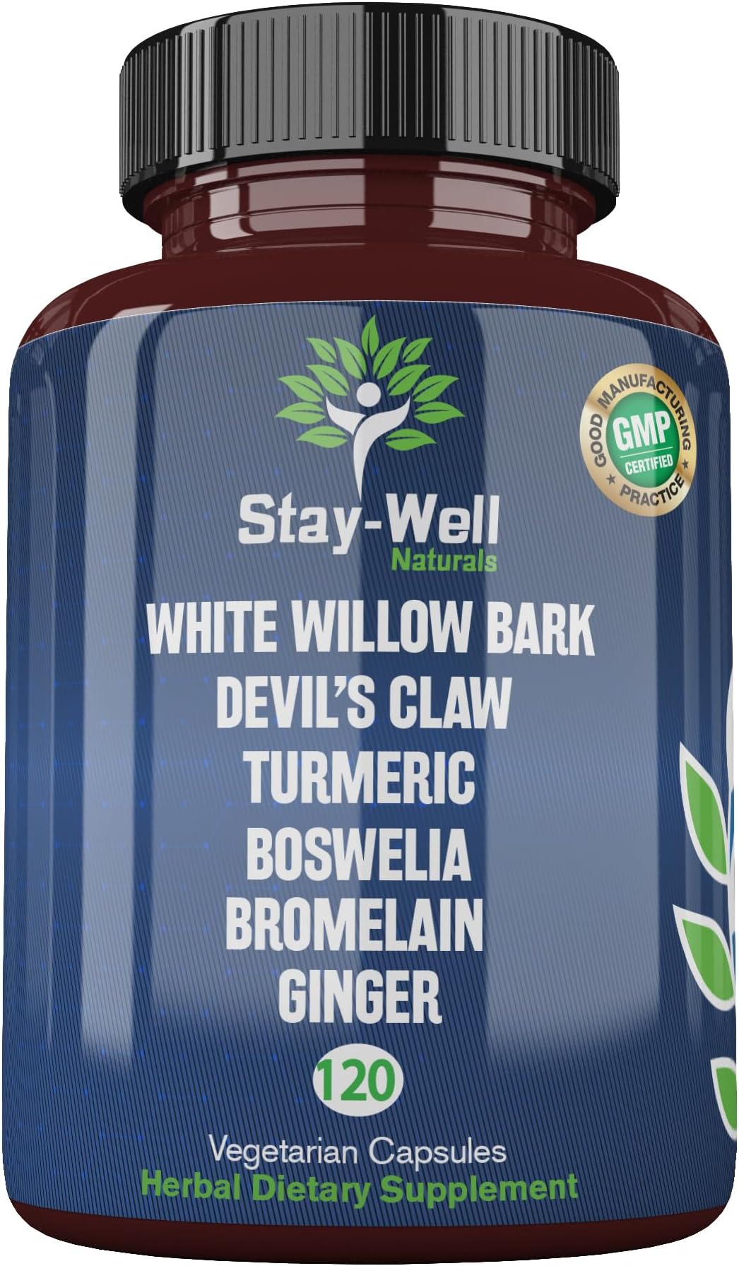 Amazon.com: Stay-Well Naturals Pain Relief- White Willow Bark Extract ...