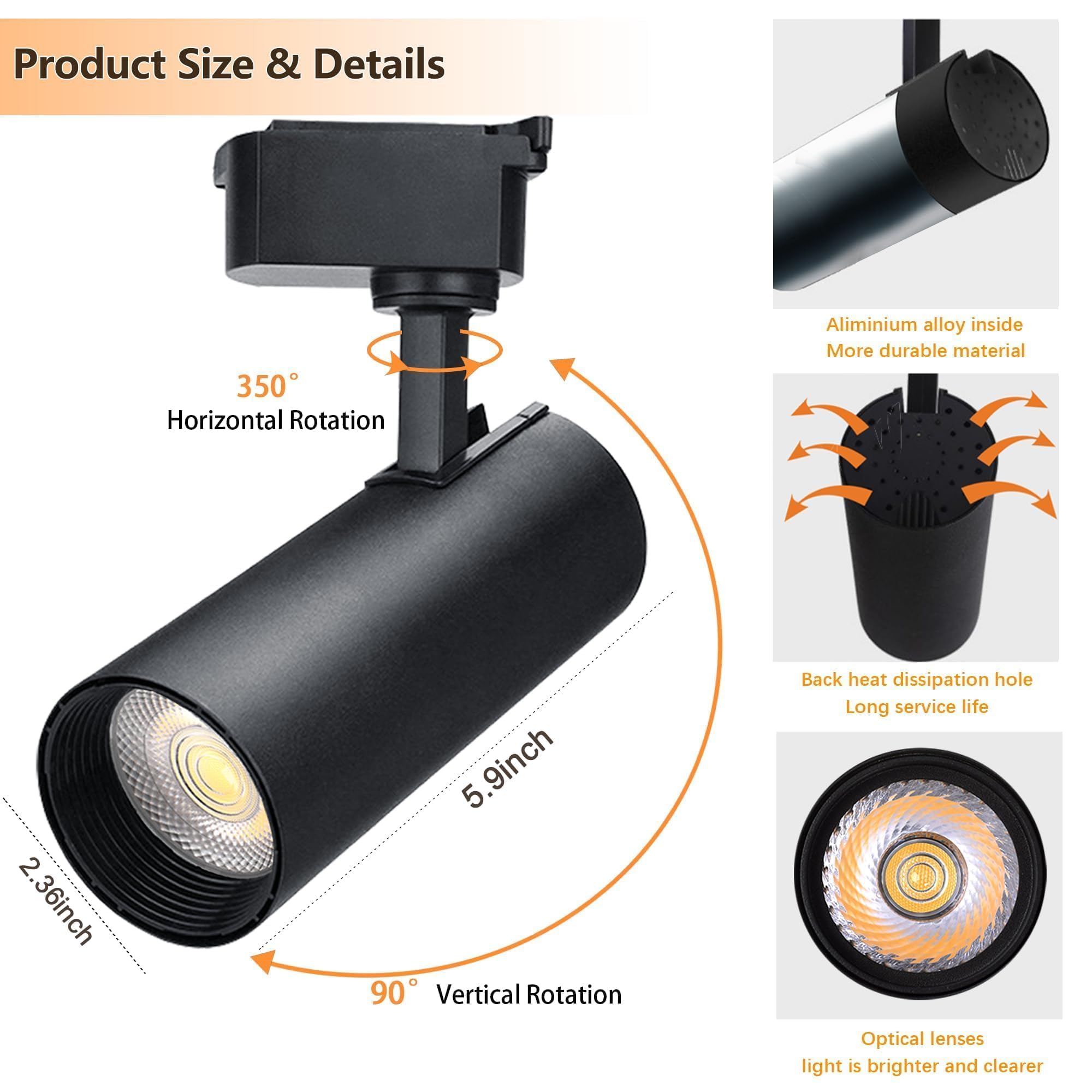 Mr16 Led Track Light Kit