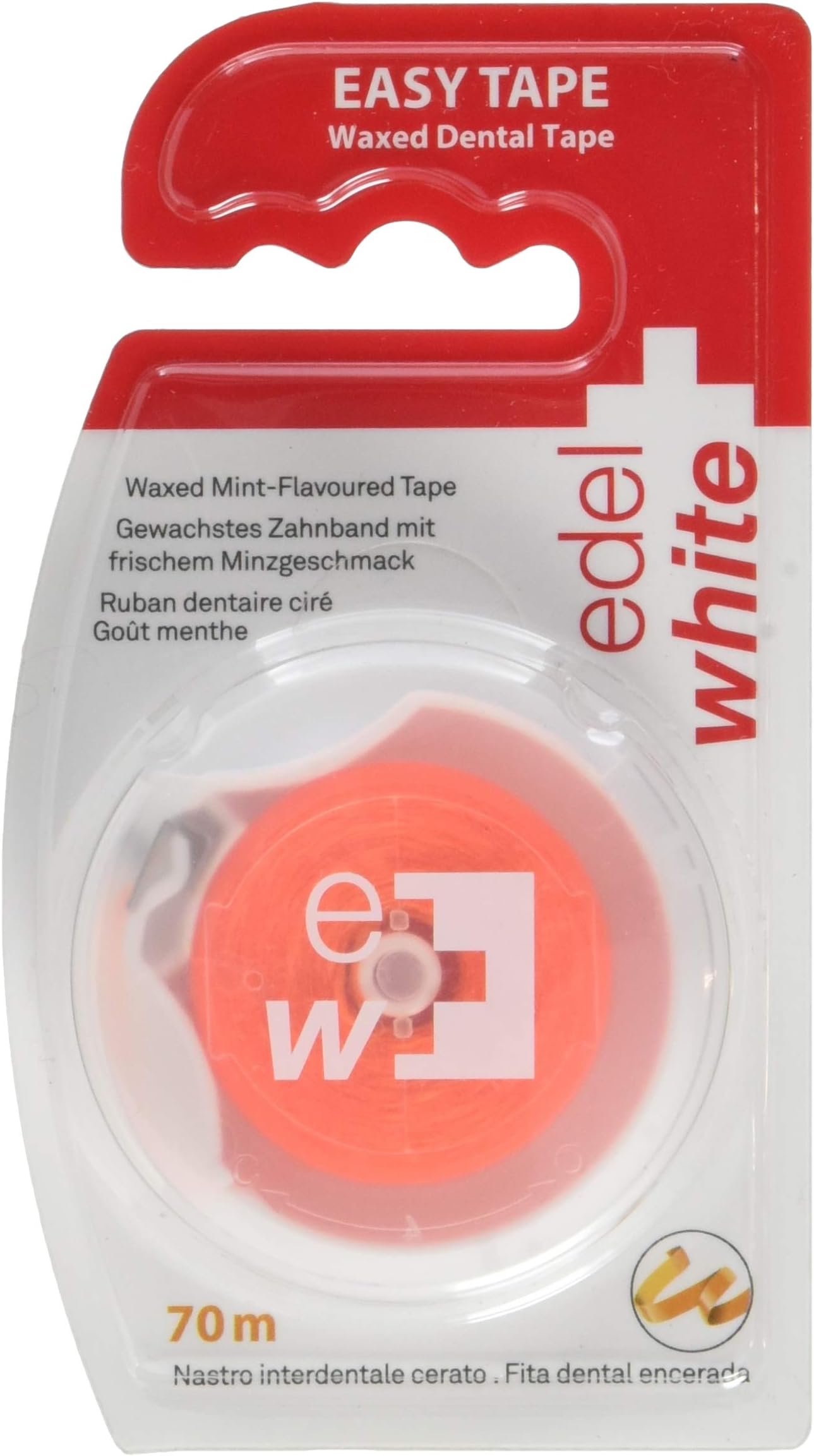 Amazon.com : Edel+White Waxed Dental Tape Mint : Health & Household