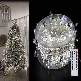 Amazon.com: LED Firecracker Light Copper Wire String, Cluster ...