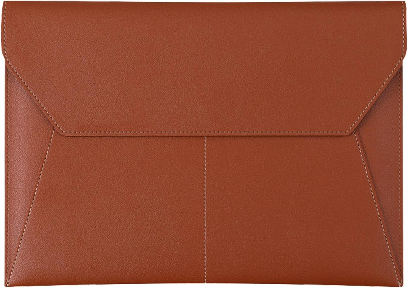 Amazon.com : Eyintlofc PU Leather A4 File Folder Document Holder with 3 ...
