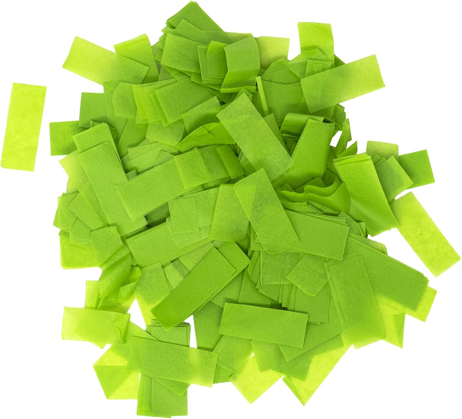 Amazon.com: Biodegradable Tissue Confetti Rectangles, Light Green Color ...