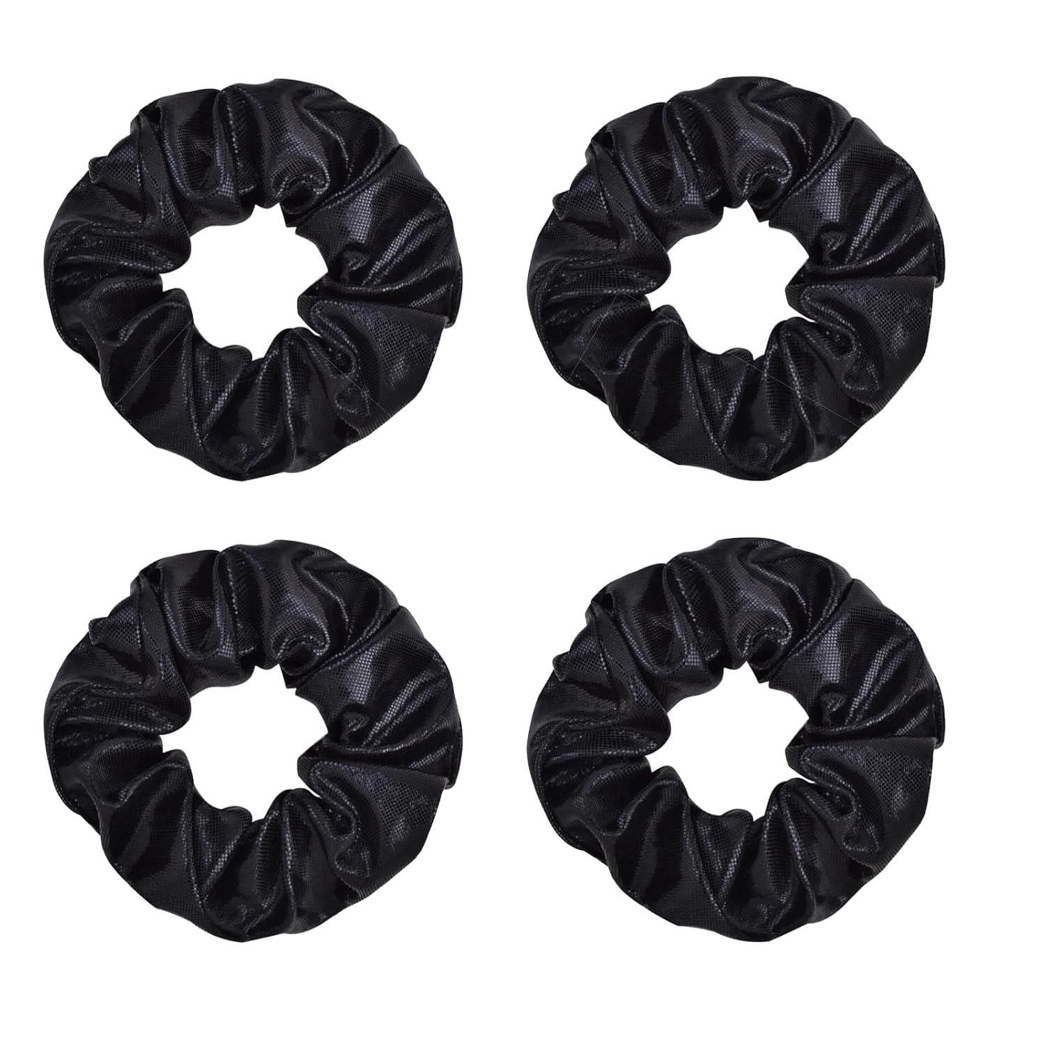 Amazon.com : 4 Pack Sparkly Cheer Hair Scrunchies for Costume,Party ...