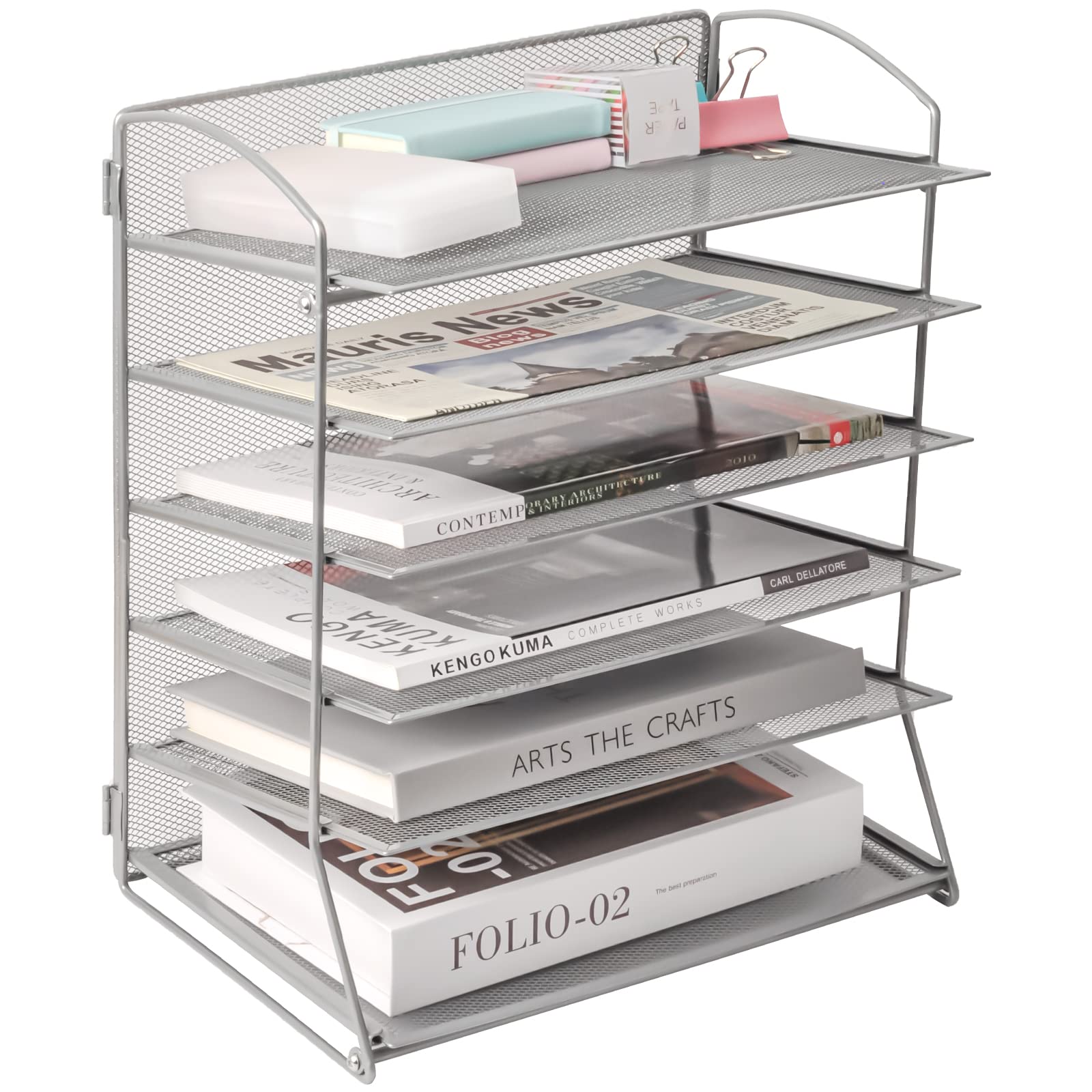Buy EASEPRES 6-Tier Letter Tray Organiser, Paper Filing Tray for Office ...
