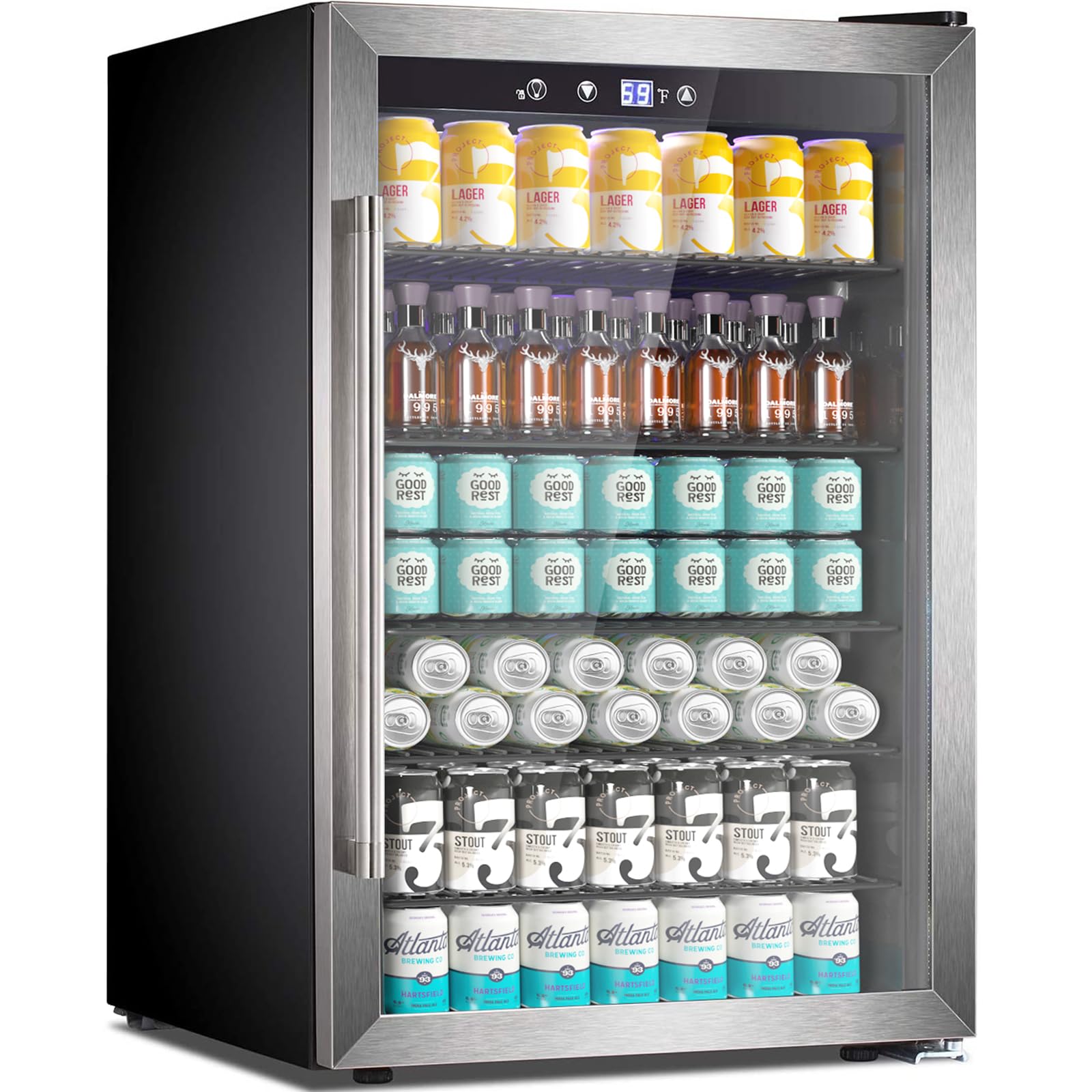 Mini Fridge With Glass Door