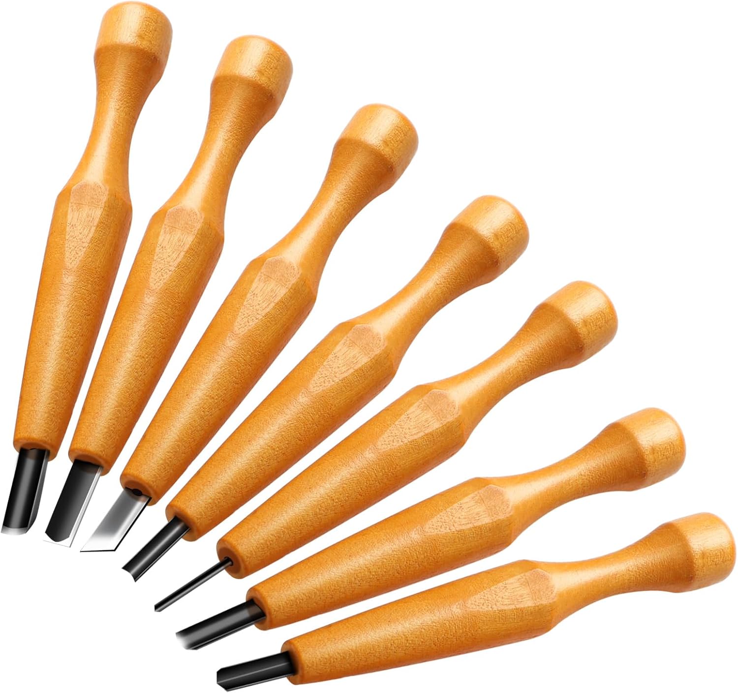 Amazon.com: Lasnten 7 Pcs Wood Carving Tools Set Linoleum Hand Carving ...