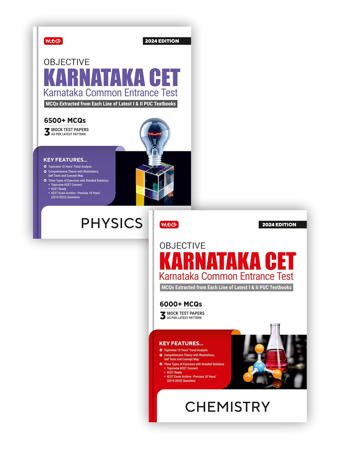 MTG Objective Karnataka CET Physics & Chemistry Book For 2024 KCET Exam ...