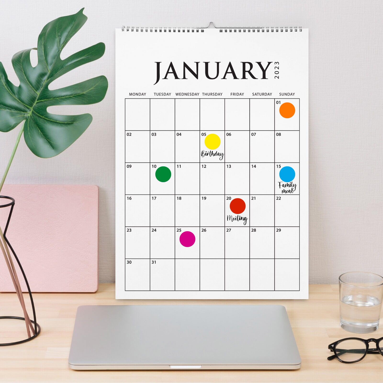 Snapklik.com : Pack Of 2000 Colored Dot Stickers Round Color Coding ...