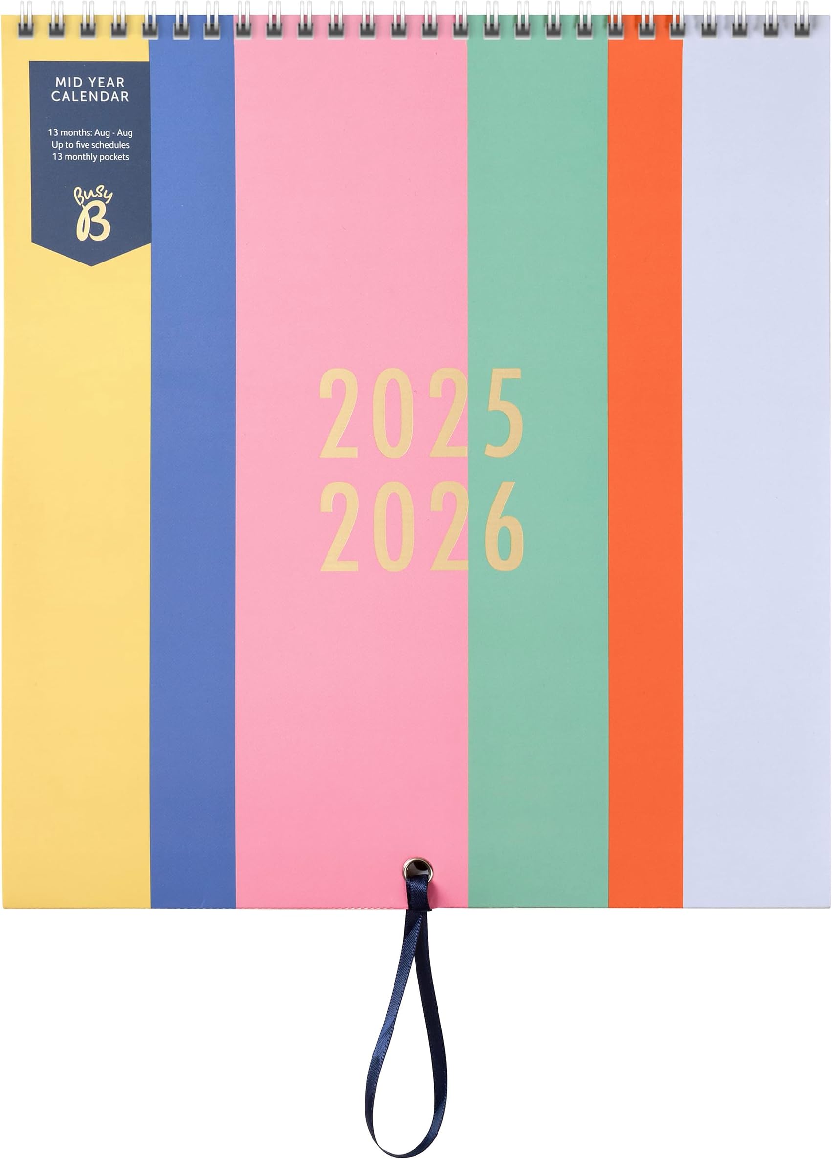 Busy B Family Wall Calendar - Mid-Year Calendar Aug '25 - Aug '26 ...