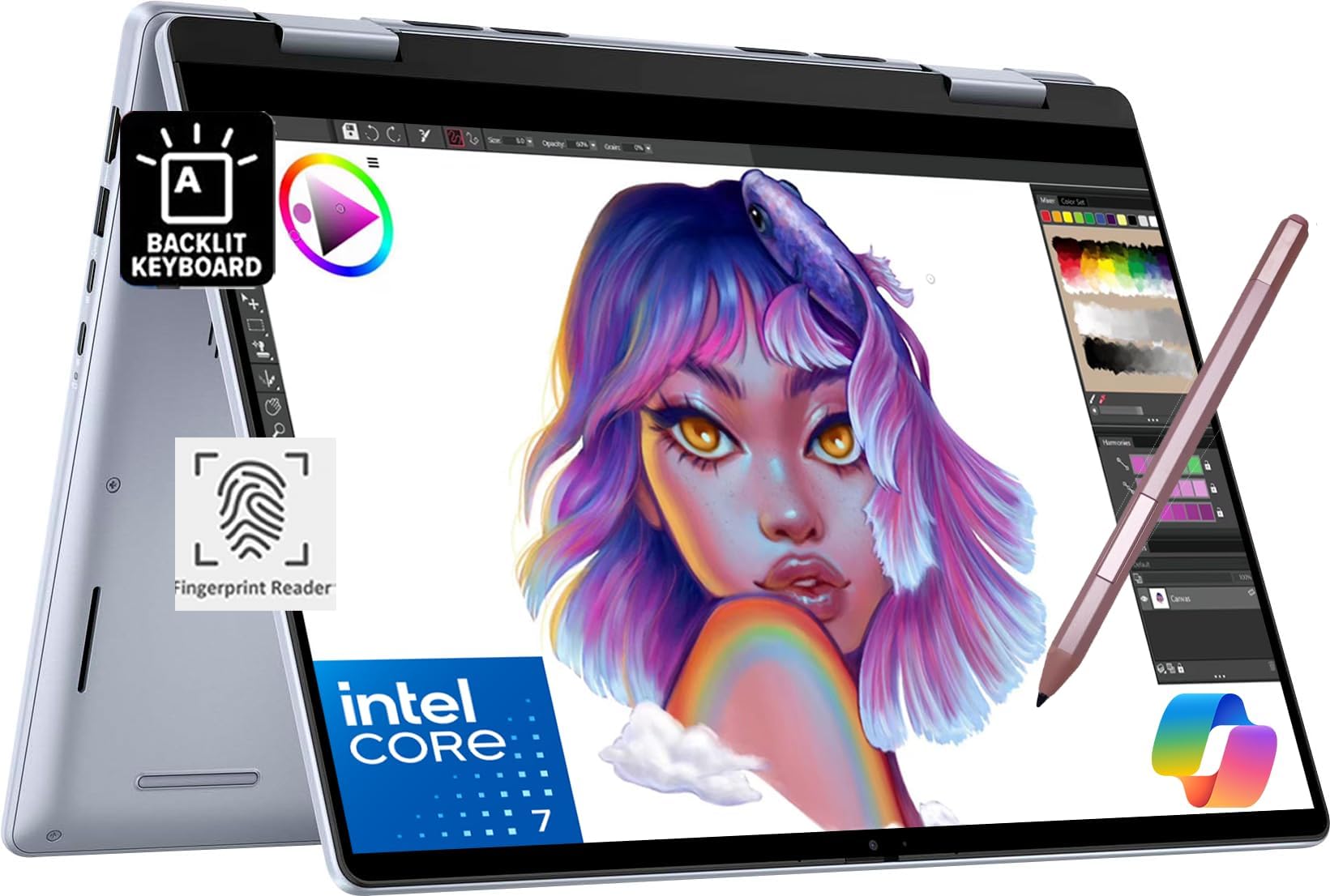 Amazon.com: Dell Inspiron 14 2-in-1 Touchscreen Laptop, 14" FHD+ Touch ...