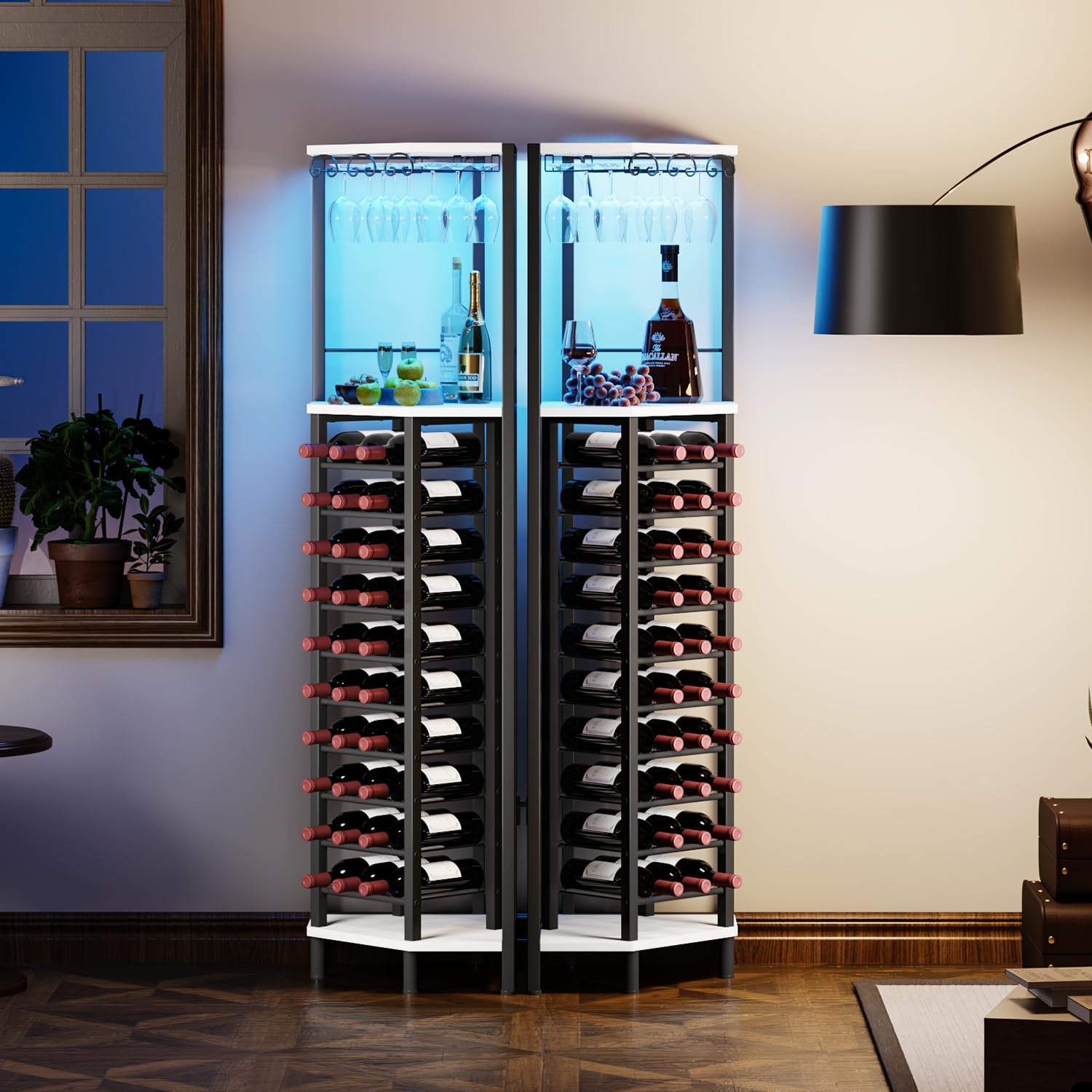 Snapklik.com : Homeiju Corner Wine Rack