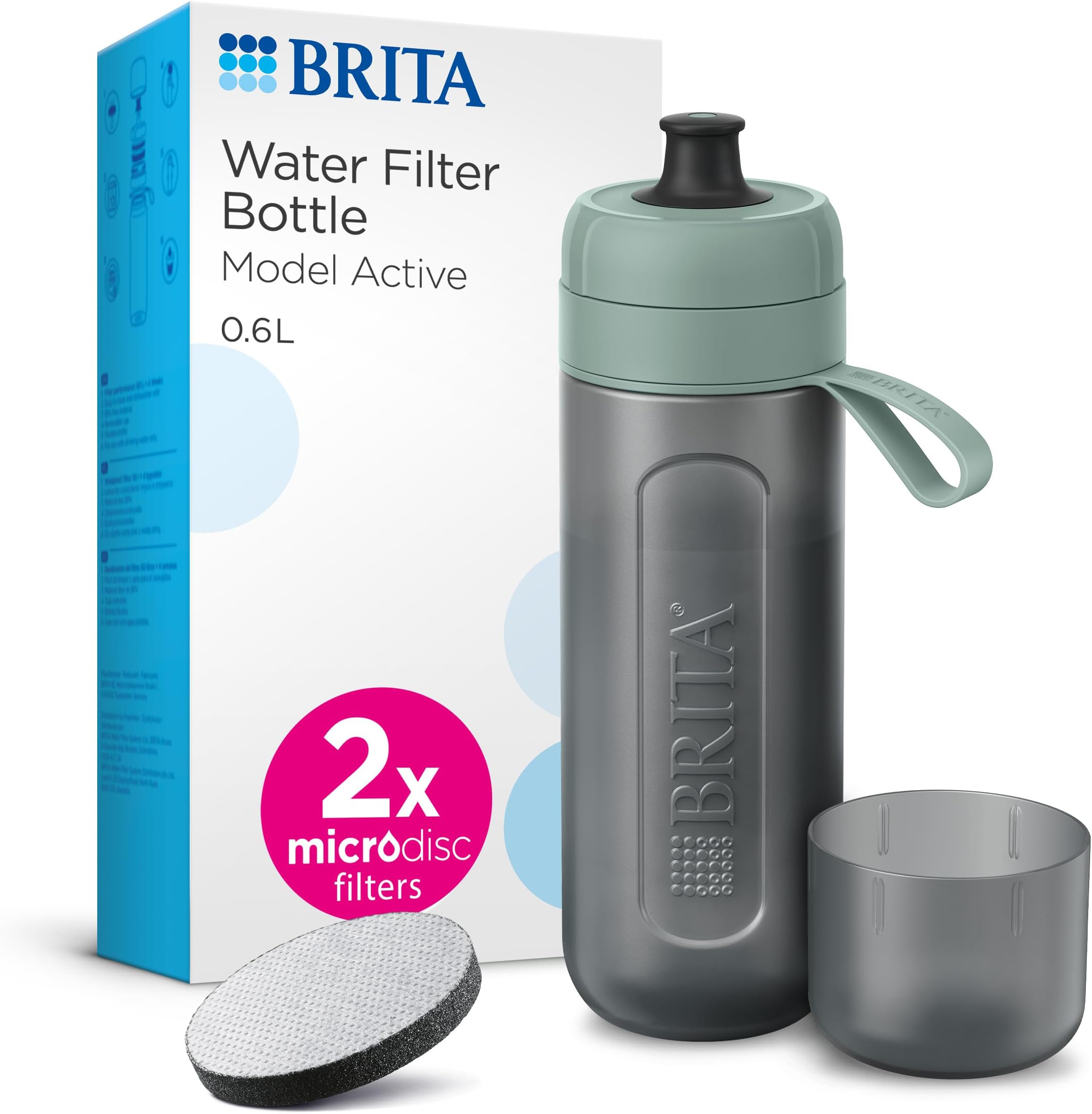 Bobble BPA 550 ml Water Bottle, Black : Amazon.co.uk: Sports & Outdoors