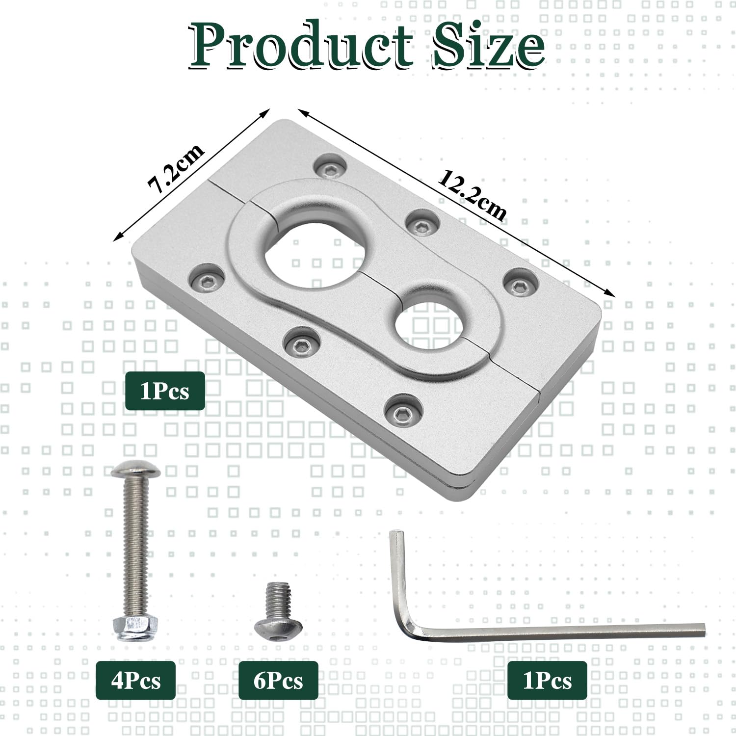 Snapklik.com : JADSOrBoBi Firewall Pass-Through Bracket For Holley Terminator X Max, Billet Aluminum