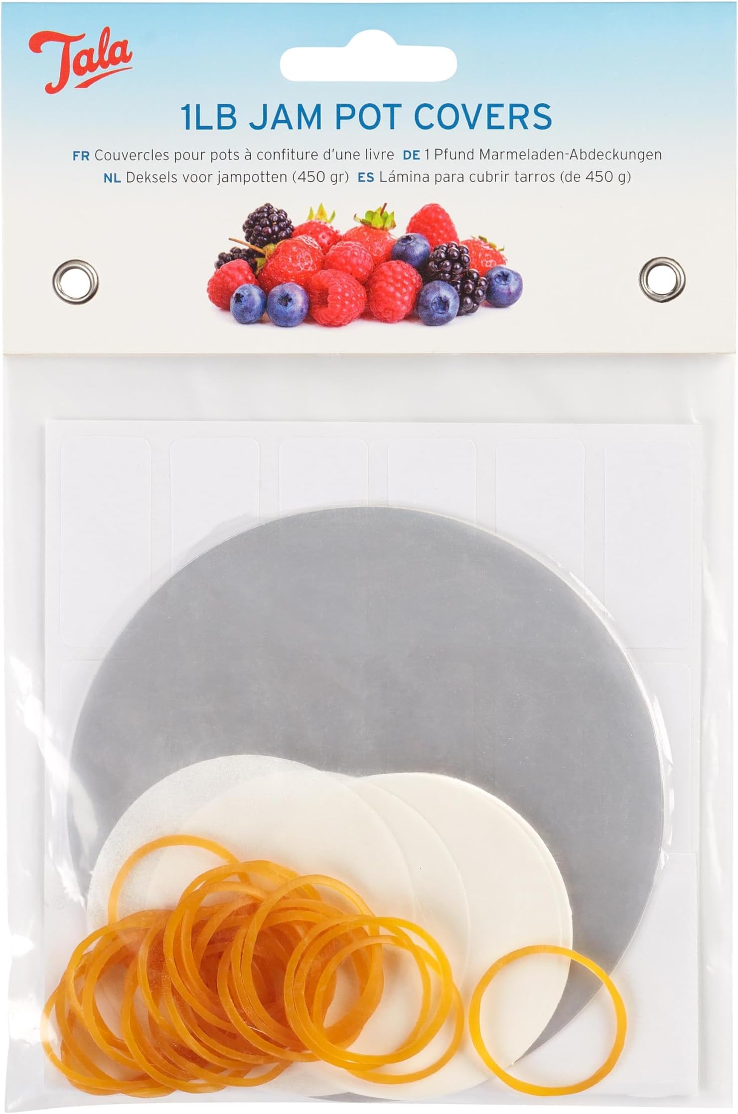 Cellophane Jam Jar & Preserve Covers - Pack of 100 - 12.7cm/5 Inch ...