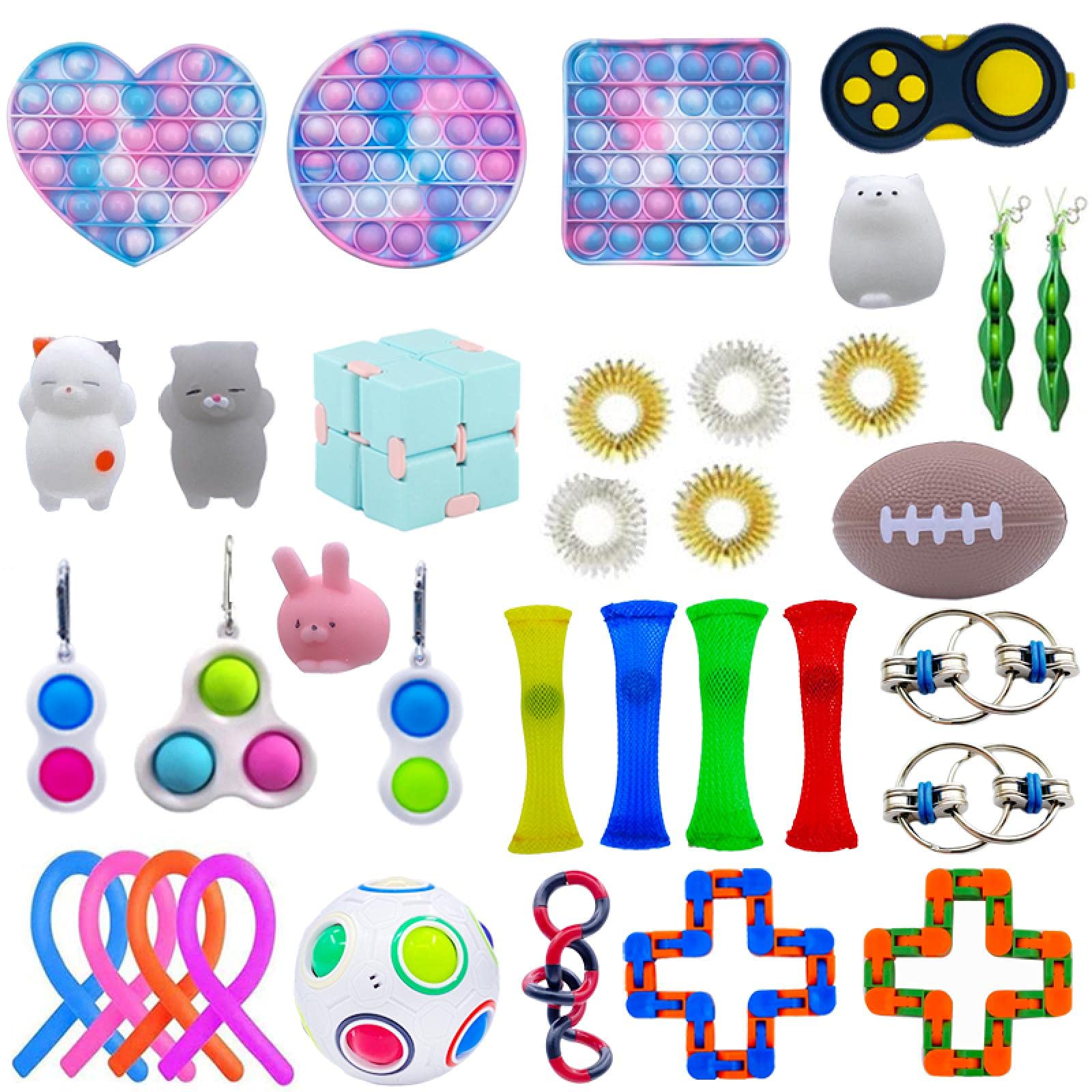 Buy ZHQHYQHHX Fidget Toys Pack Set Mesh And Marble Fidget Toy Bing Toy ...