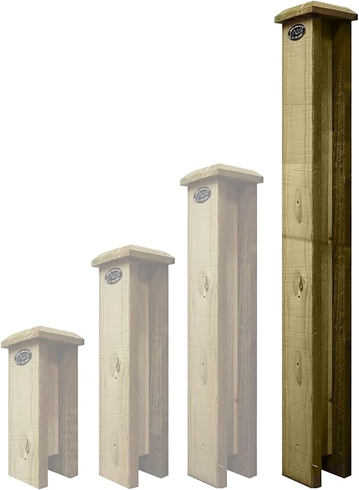 Premier Garden Supplies Concrete Post Extenders (2-WAY STRAIGHT) W ...