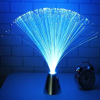 Uonlytech Color Changing Fiber Optic Light, Battery-Operated Optic Mood ...