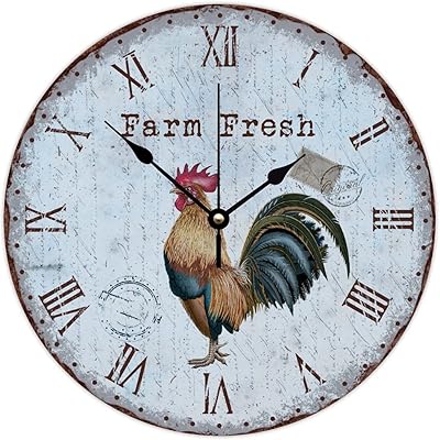 Amazon.com: Rustic Cabin Mountain Scene Wall Clock Wood Log Cabin Home ...