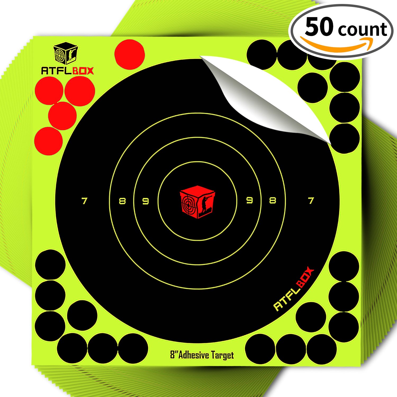 Snapklik.com : AtflBox Shooting Target 8 Bulleye Super Splatter And ...