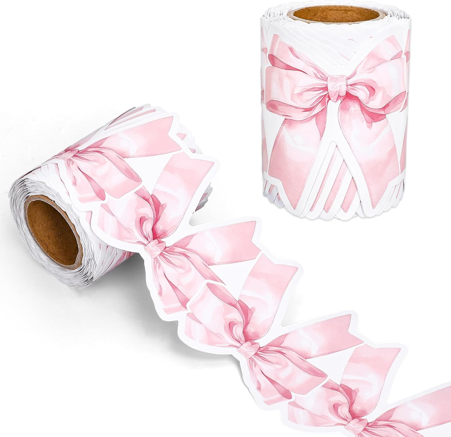 Amazon.com: FYSUIMU 32.8 Ft Pink Bow Bulletin Board Border Coquette ...