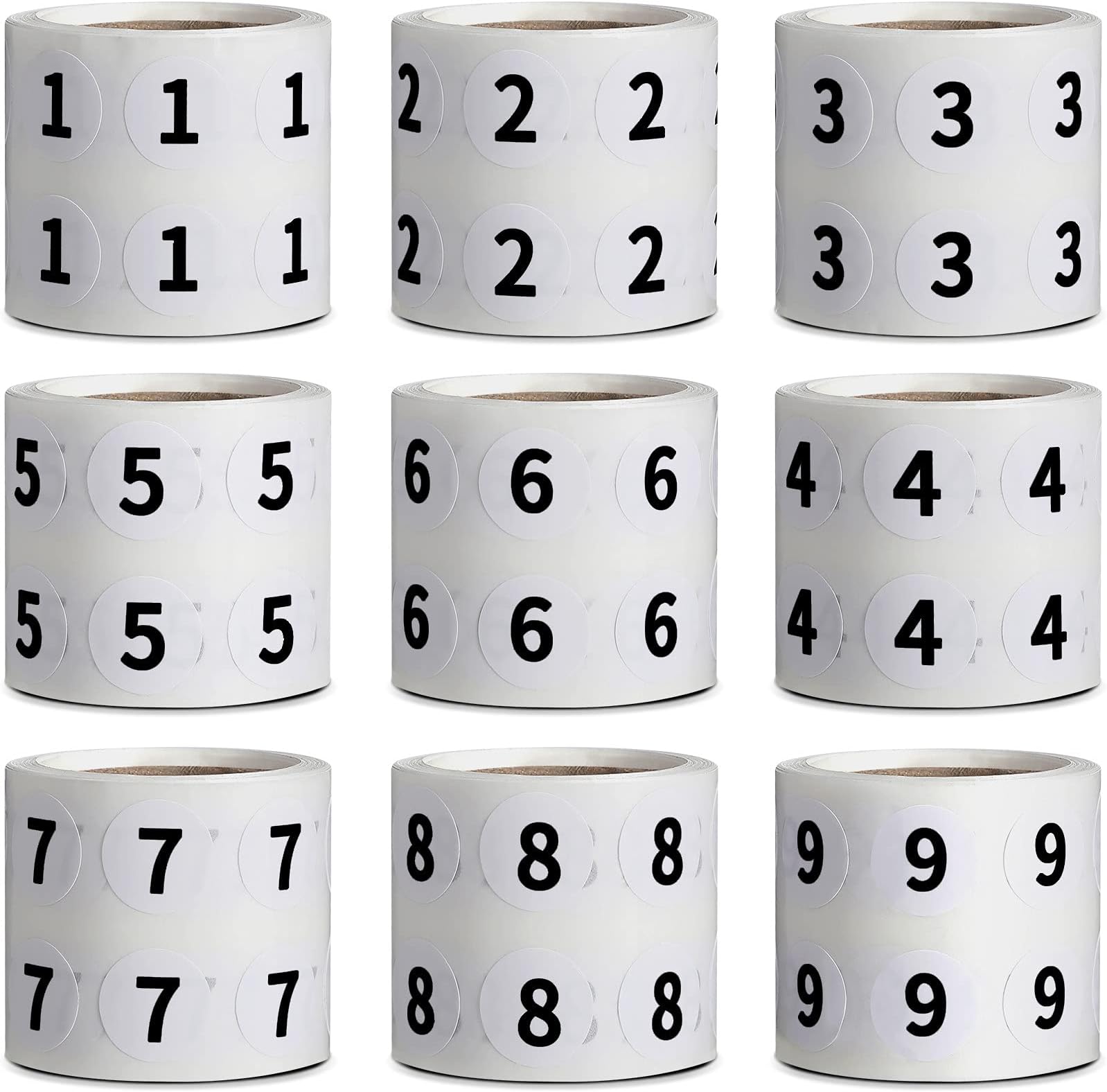 Amazon.com : Numbers 1-5 Bulk Pack Office Warehouse Organization ...