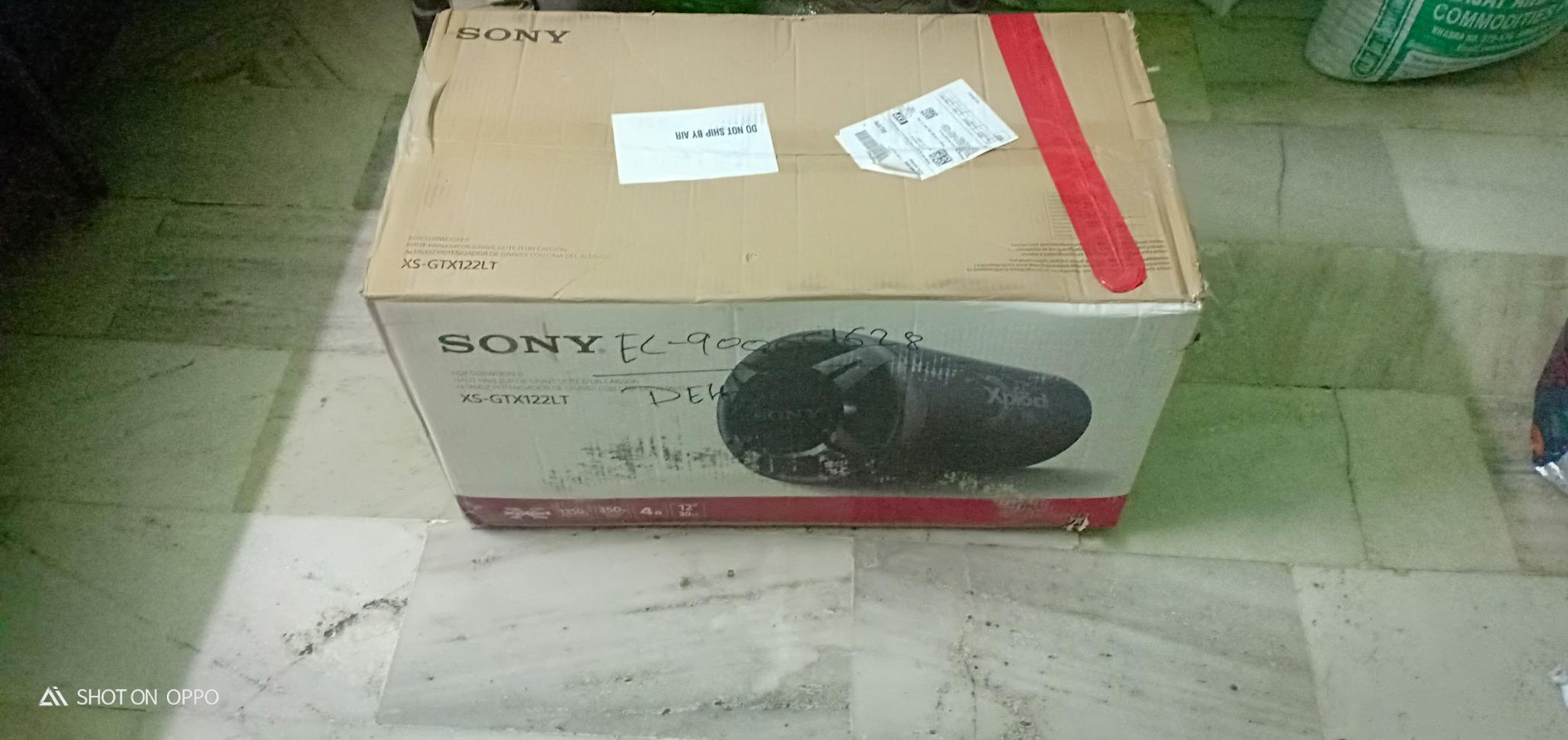 Sony Car Subwoofer XS-GTX122LT 30 cm (12 inch) Tube Woofer (Black ...