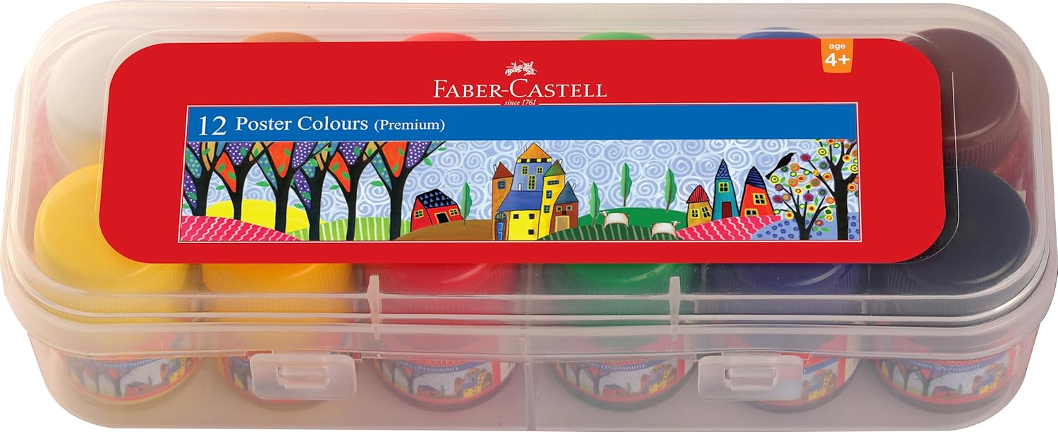 Faber-CastellPoster Colour Set 12 Shades : Buy Online at Best Price in ...