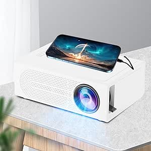 Amazon.com: Generic Portable Movie Projector, LED, White, Supports ...