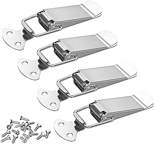 VOCIBO® Tension Latch, Stainless Steel, Pack of 4, 56 mm with Screws ...