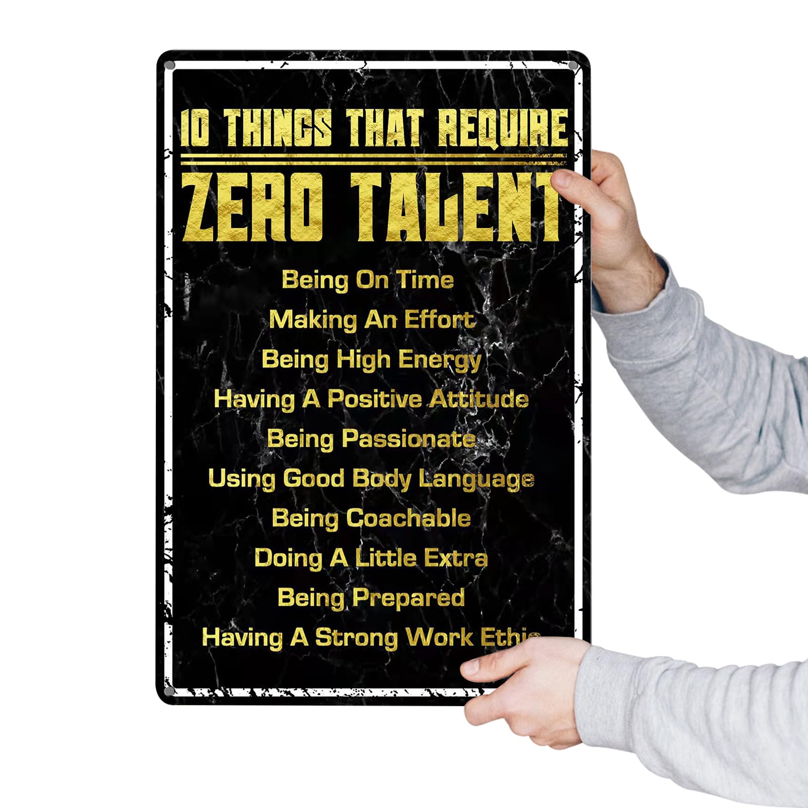 Amazon.com: Arpilul 10 Things That Require Zero Talent signs ...