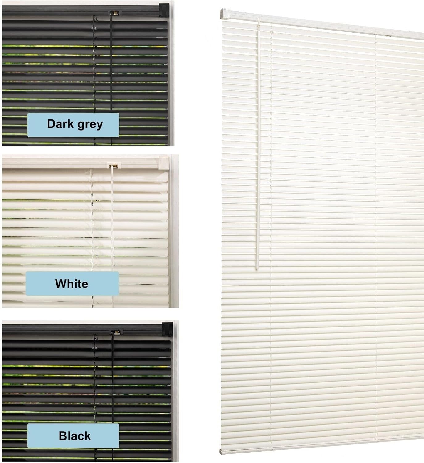 Lister Cartwright 25mm PVC Venetian Blinds Windows Blind Easy Fit Child ...