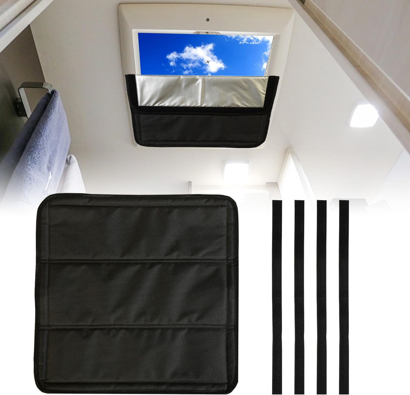 Amazon.com: runfider 14x14 inch RV Roof Vent Skylight Insulator Cover ...