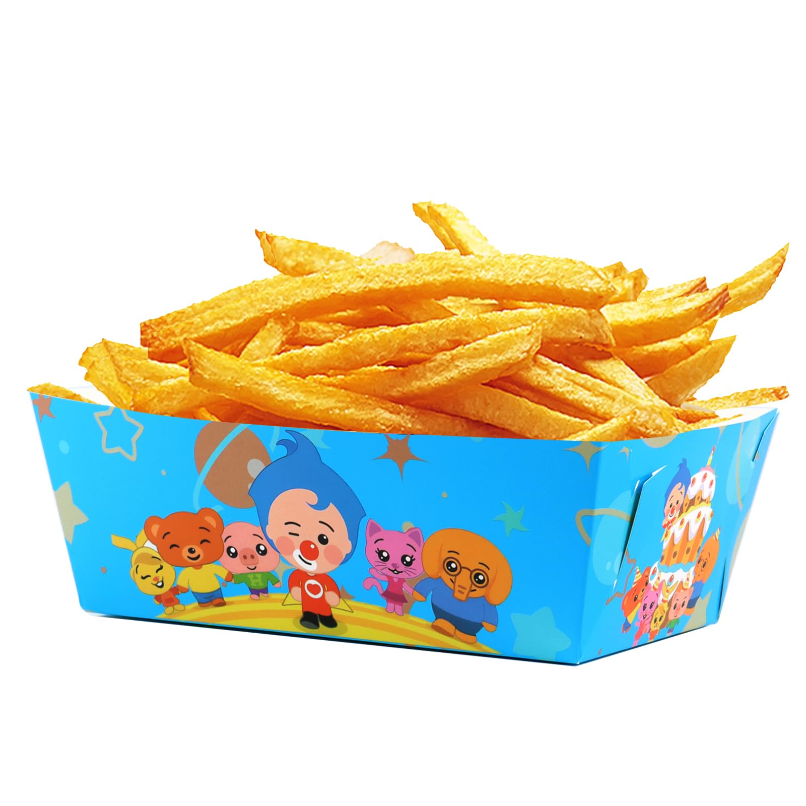 Buy 20 Pcs Plim Plim Paper Food Trays, Plim Plim Birthday Party ...