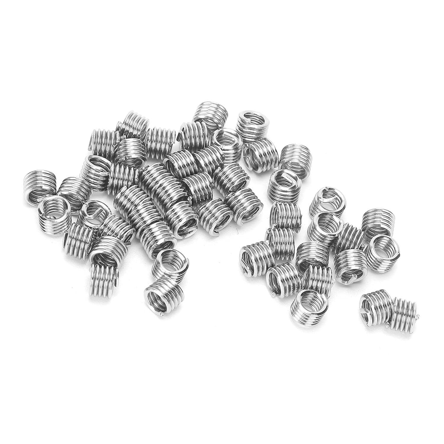 Wire Thread Insert, 50Pcs Thread Sheath High‑accuracy Screw Bushing ...