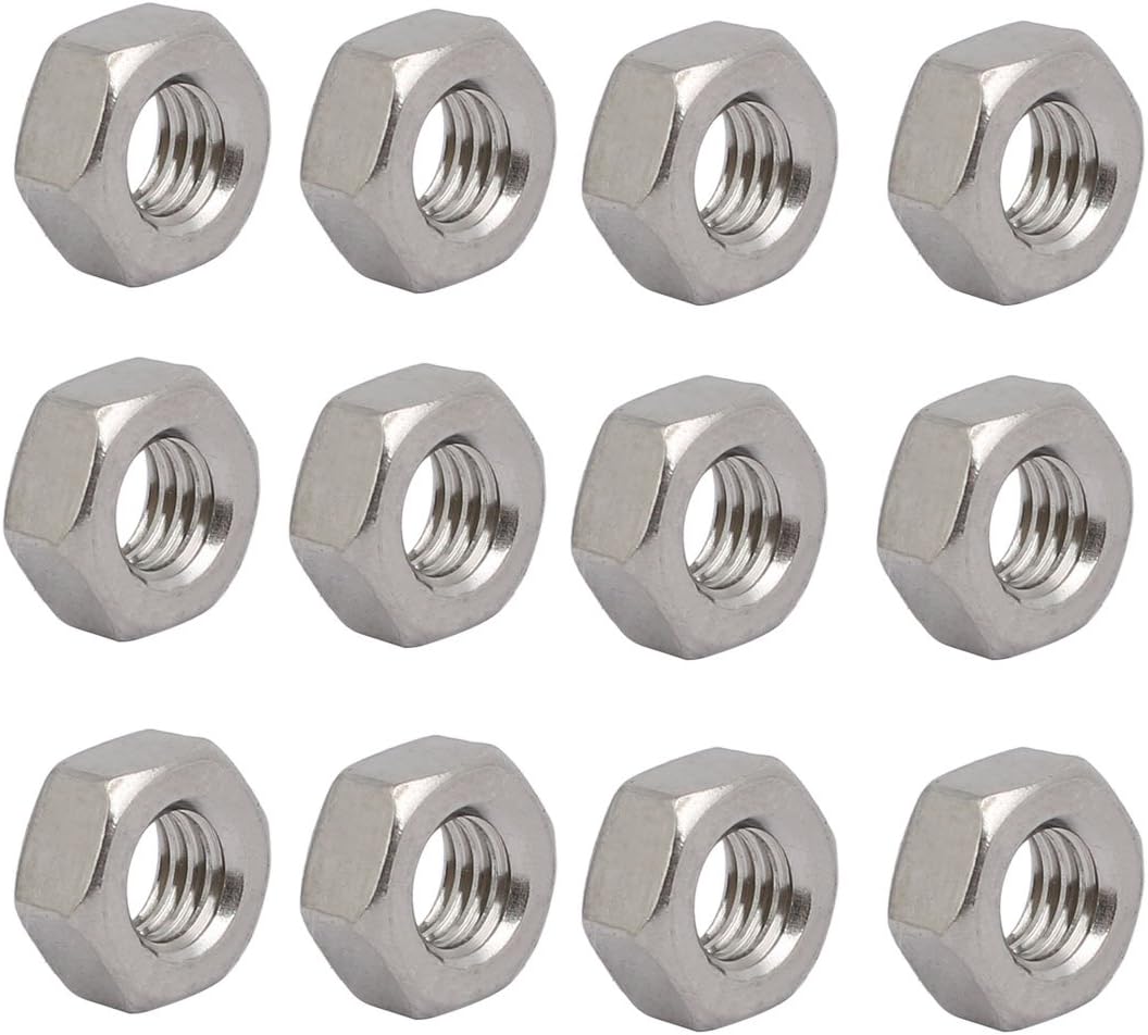 Amazon.com: uxcell 4pcs M6 x 1mm Pitch Metric Thread 304 Stainless ...