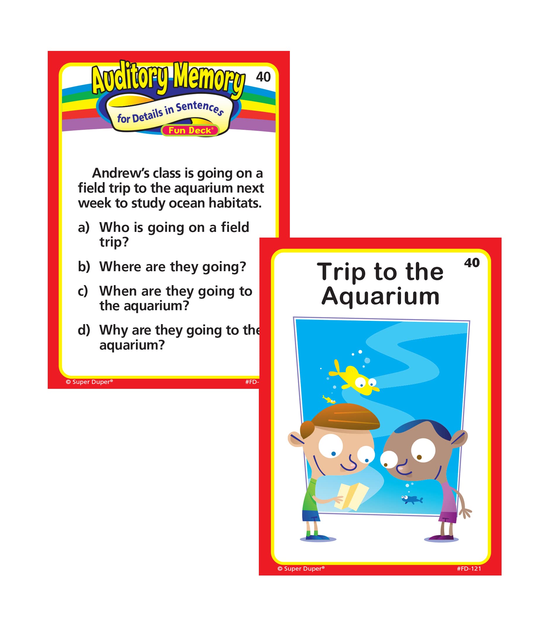 Buy Super Duper Publications | Auditory Memory for Details in Sentences ...