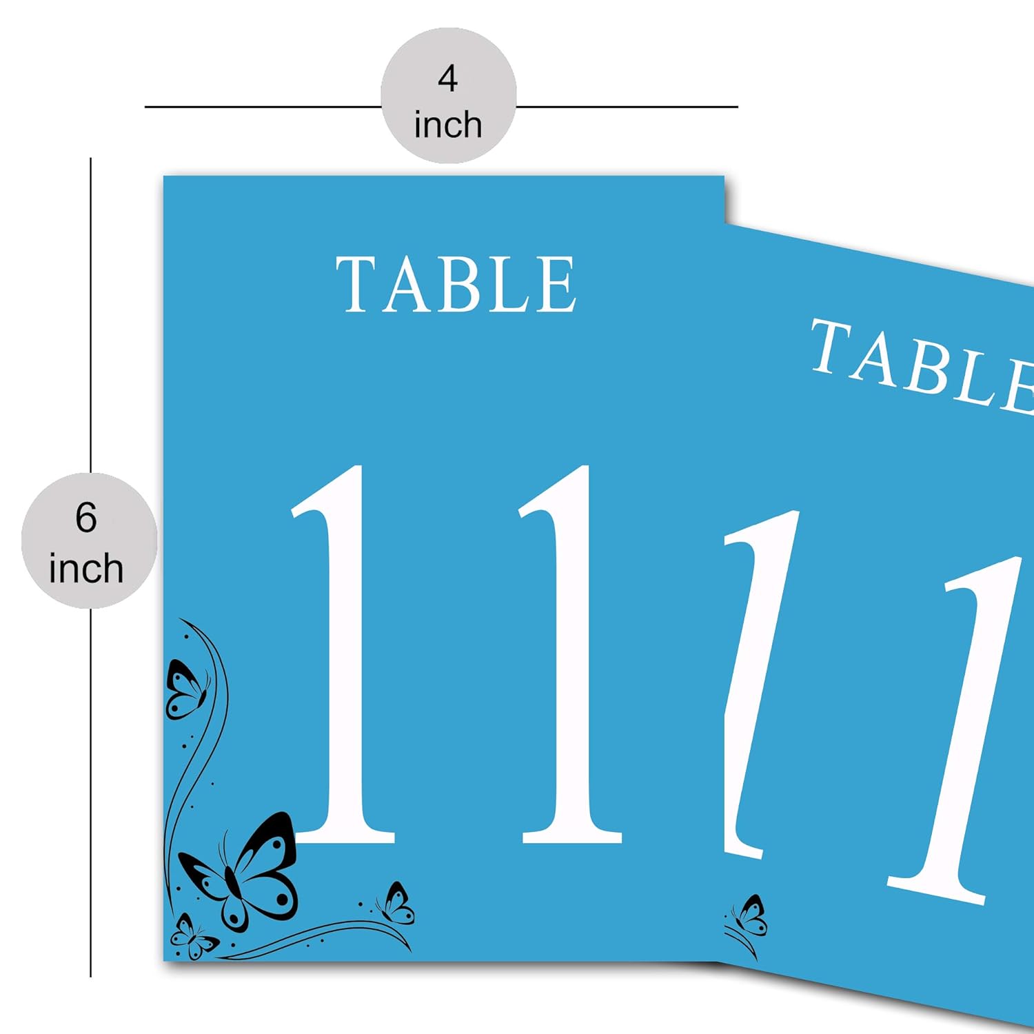 Paper Table Numbers for Wedding or Home Decoration Party Gathering DIY ...