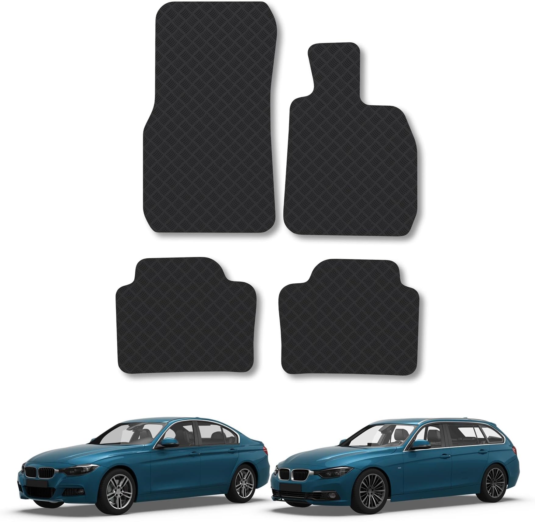 BMW Genuine Performance Rear Floor Mats LHD RHD Fits F30 F30 LCI F31 ...