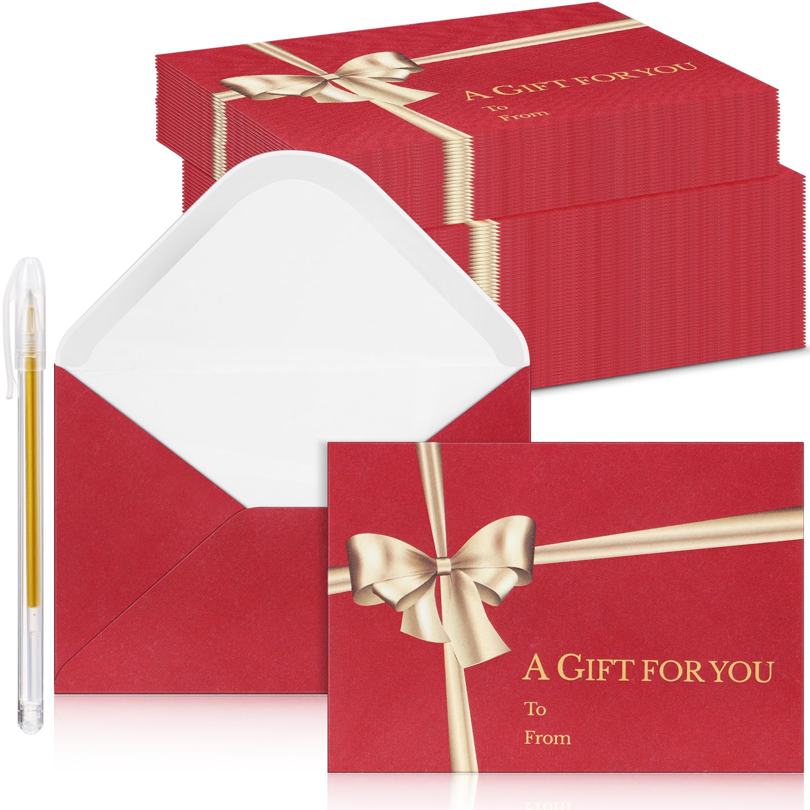 Snapklik.com : Glenmal 50 Pcs Christmas Mini Gift Card Envelopes