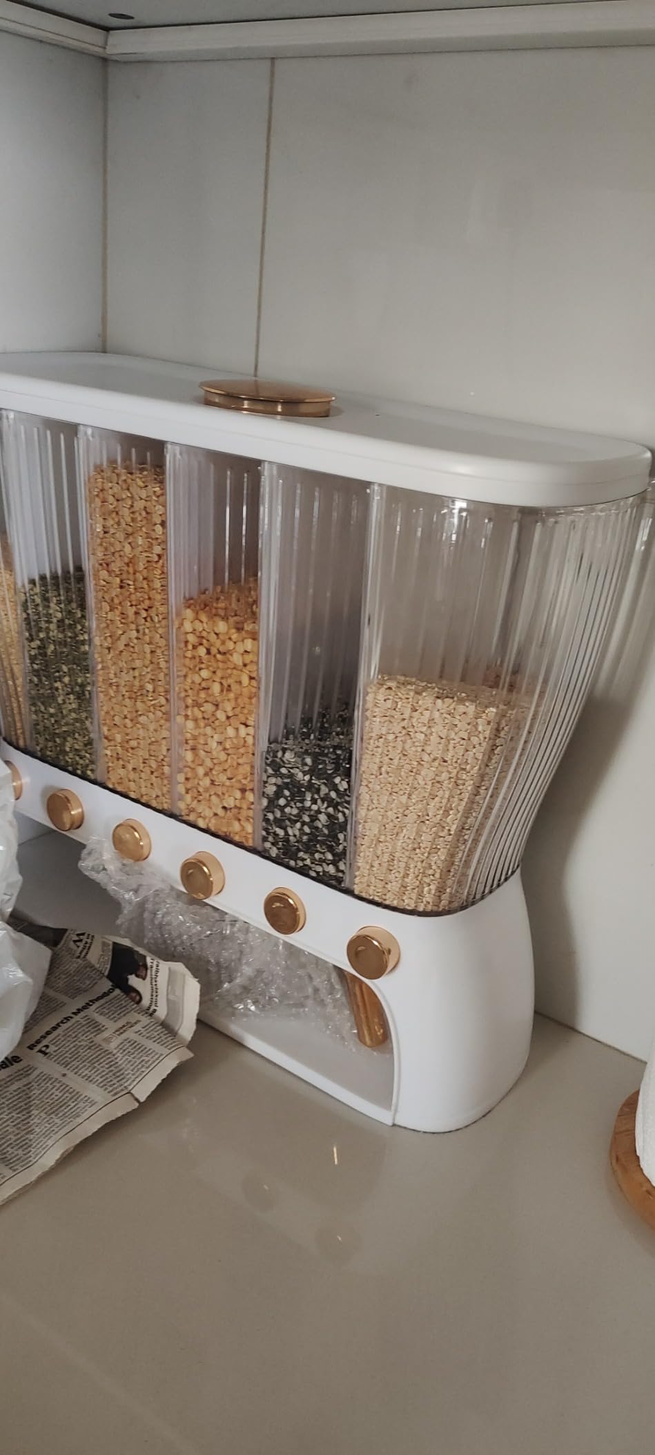 Buy MosQuick® Airtight Food Storage Containers Rice Dispenser ...