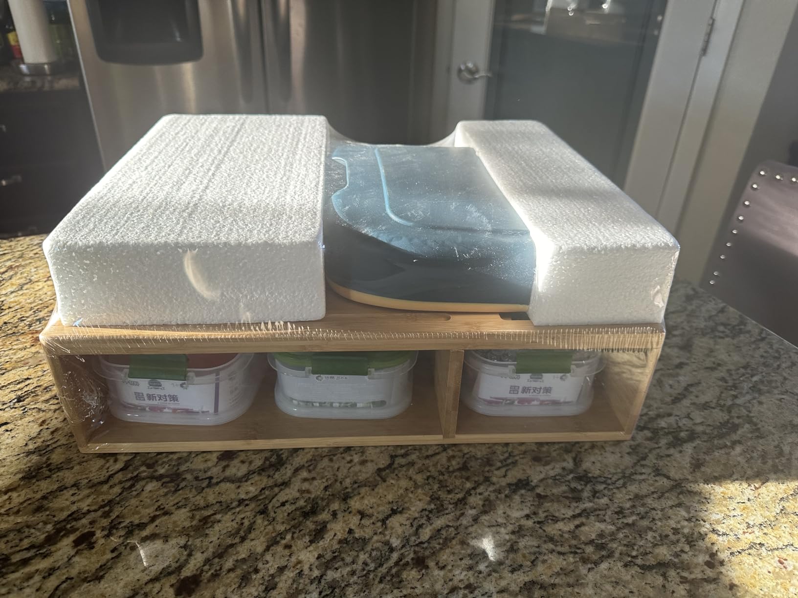 $9/mo - Finance OneKyS Bamboo Cutting Board with Containers - Tidyboard ...