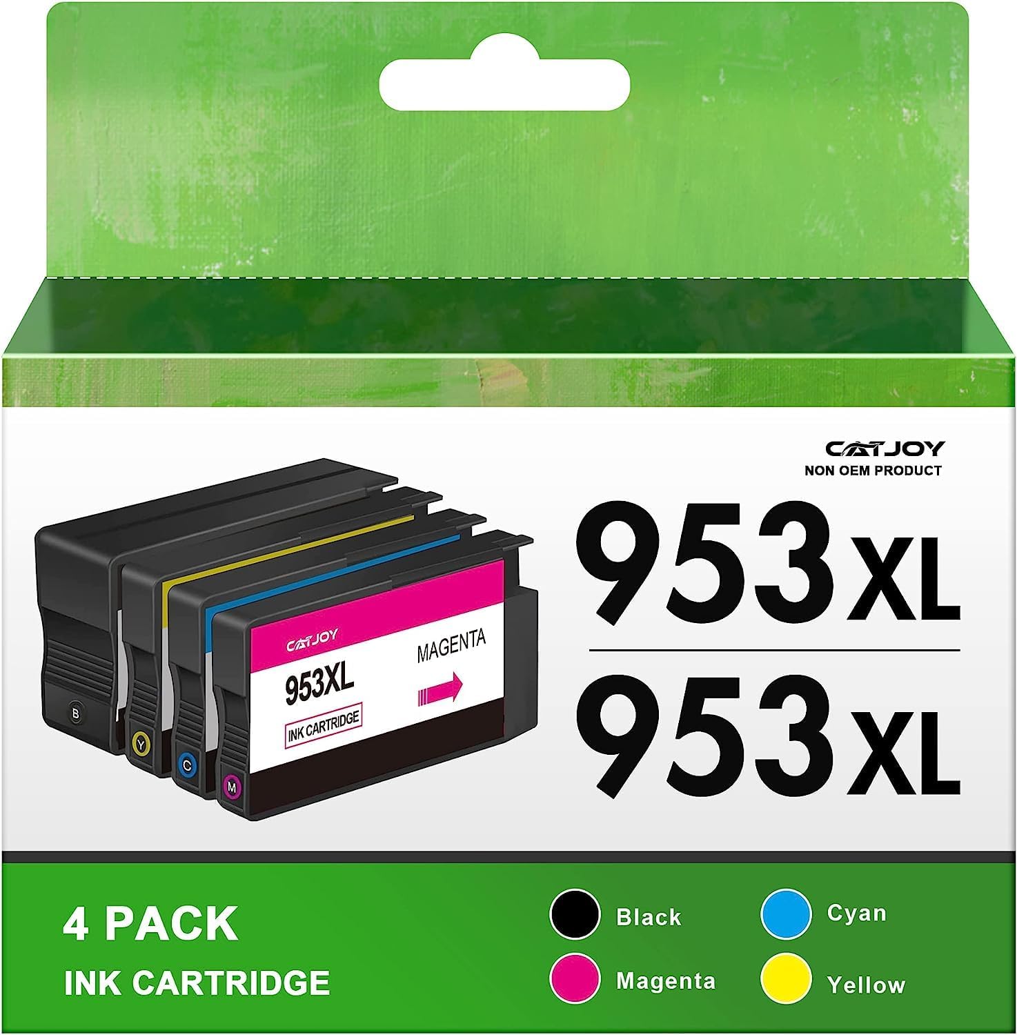 HP 6ZC69AE 953 Original Ink Cartridges, Black/Cyan/Magenta/Yellow ...