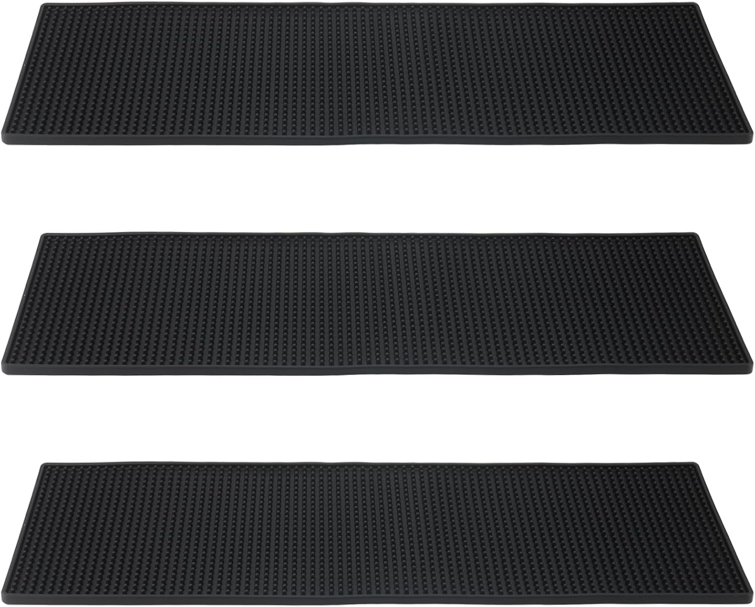 Amazon.com: FUNSUEI 3 PCS 8 x 24 Inch Rubber Bar Mats, Non-Slip Rubber ...
